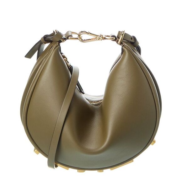 Fendi | Bags | Fendi Fendigraphy Mini Leather Hobo Bag | Poshmark